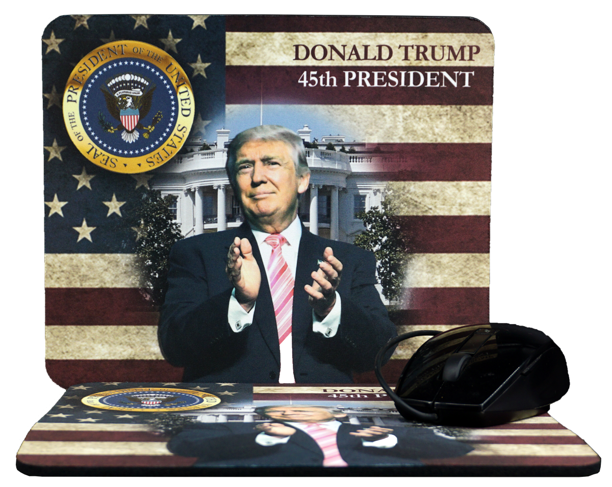 Donald Trump 45th President of the United States Mouse Pad – Abe's ...