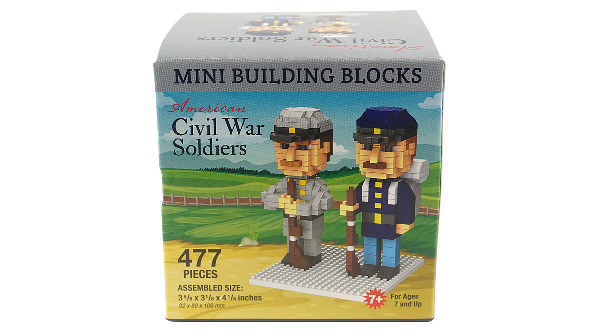 Civil War Soldiers Mini Building Blocks – Abe's Gifts Washington DC